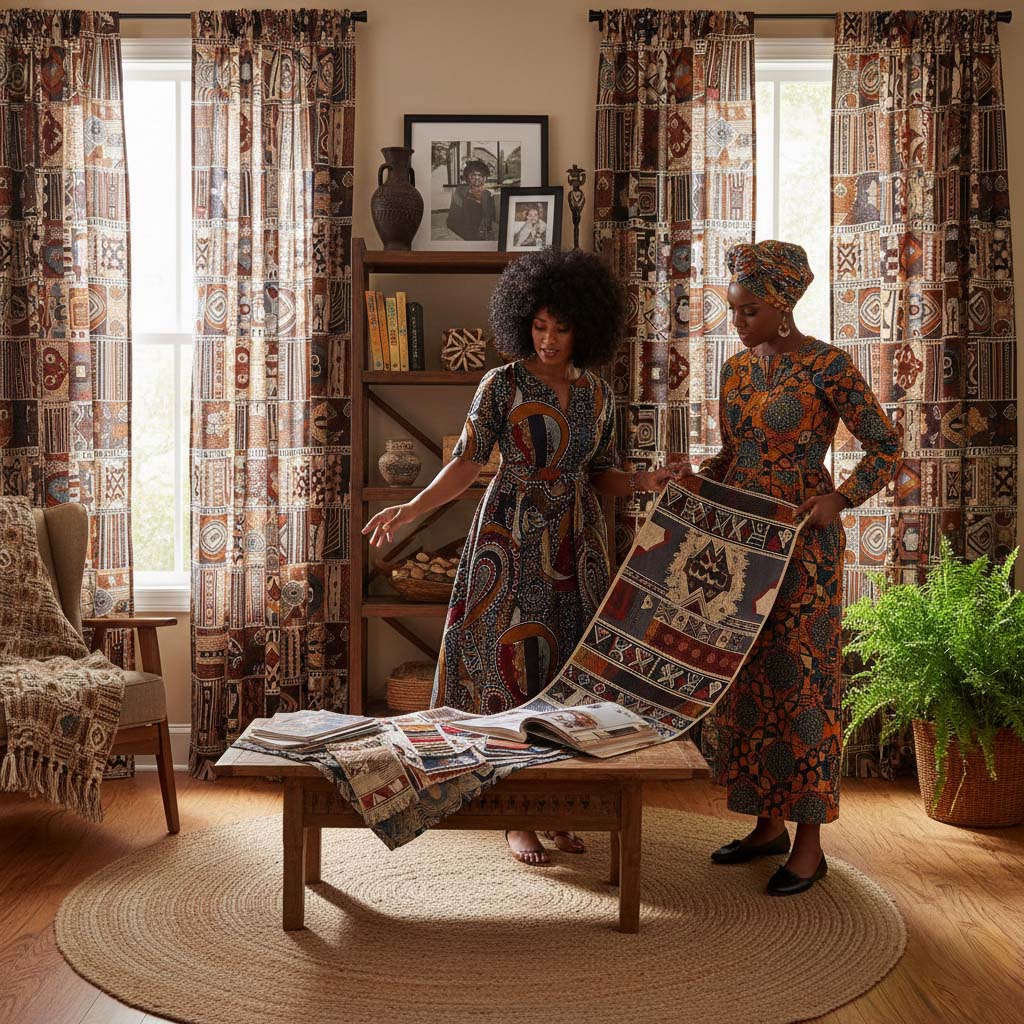 How to Choose the Right African Print Curtains for Your Home